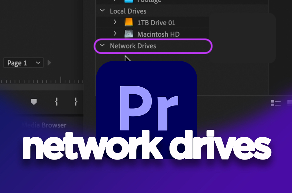 How to View Network Drives in Premiere Pro - DigiProTips